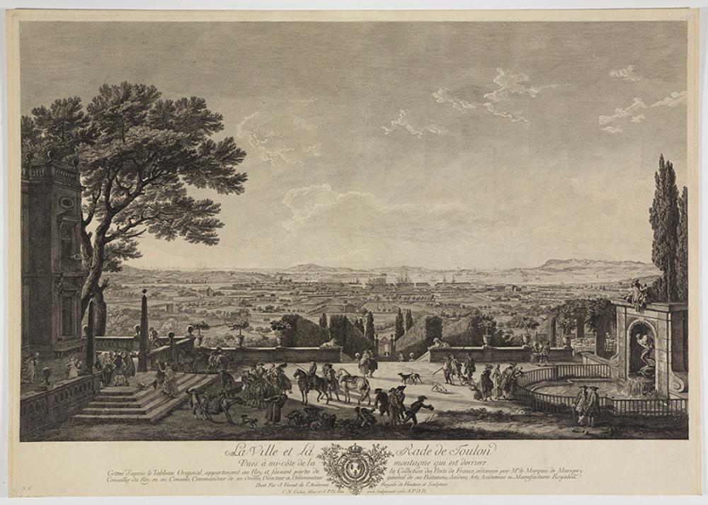 La Ville et La Rade de Toulon - Jacques-Philippe Lebas (1762 ...