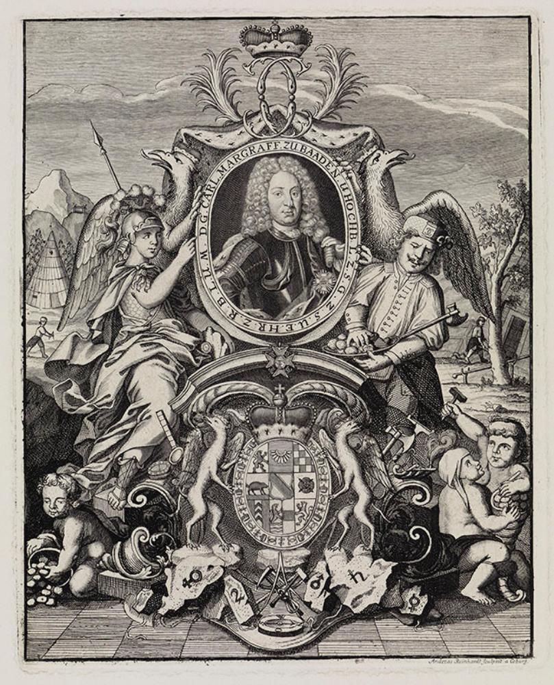Karl Wilhelm Markgraf von Baden 1679-1738 - Andreas Reinhardt (1676 ...