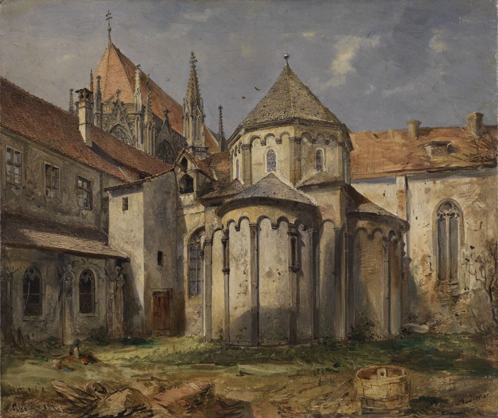 Die Allerheiligenkapelle in Regensburg - Michael Neher (um 1840 ...