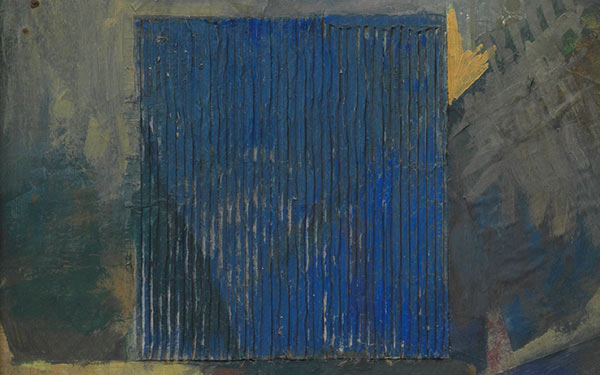 Kurt Schwitters: Merzbild 21 b, Das Haar-Nabelbild - Staatliche ...